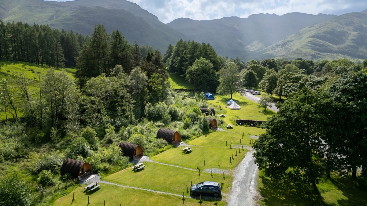 tree camping uk