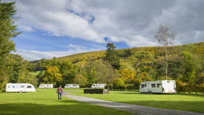 Dolaucothi Caravan and Motorhome Park Wales | National Trust