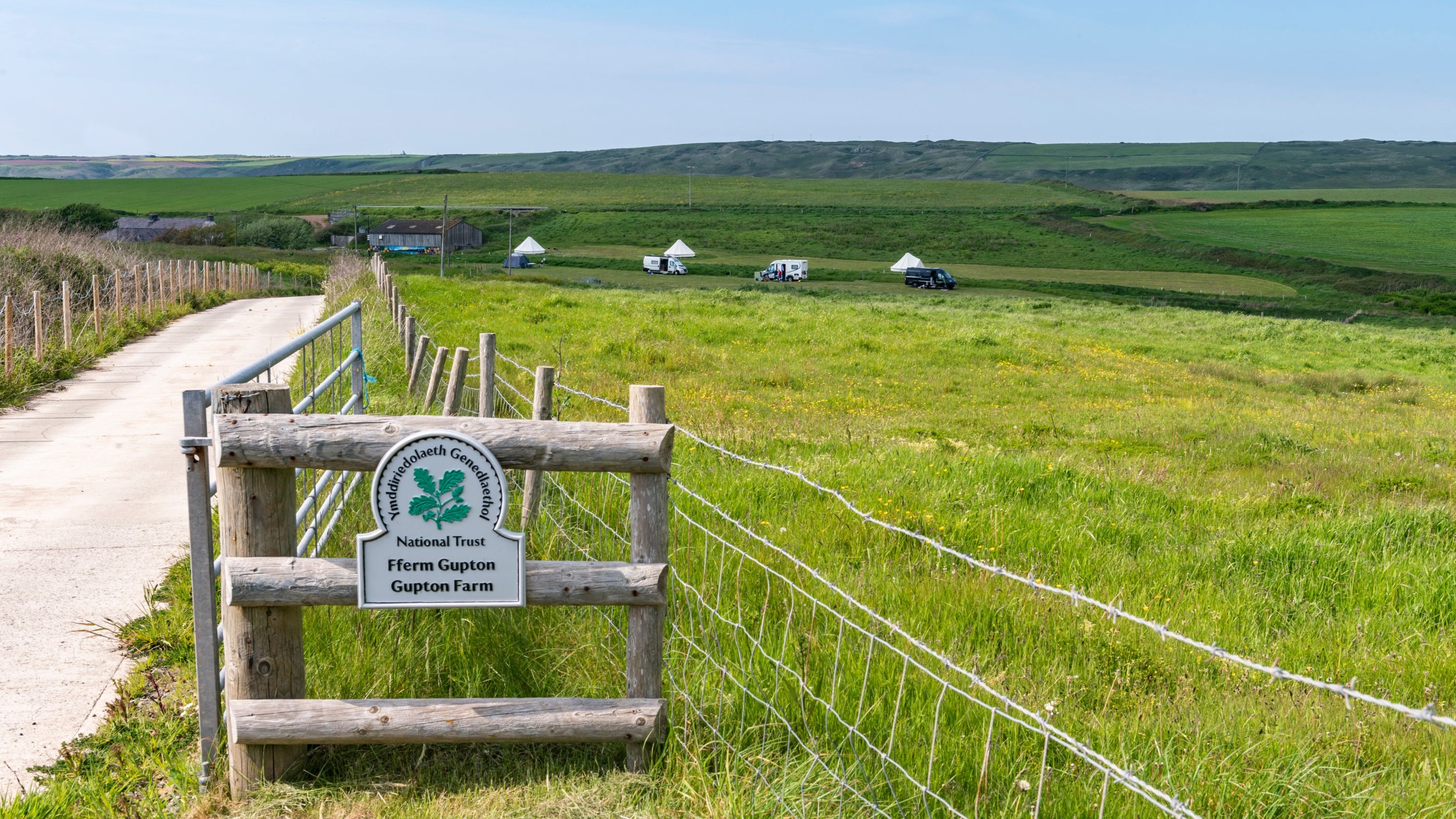 Gupton Farm Campsite Wales | National Trust