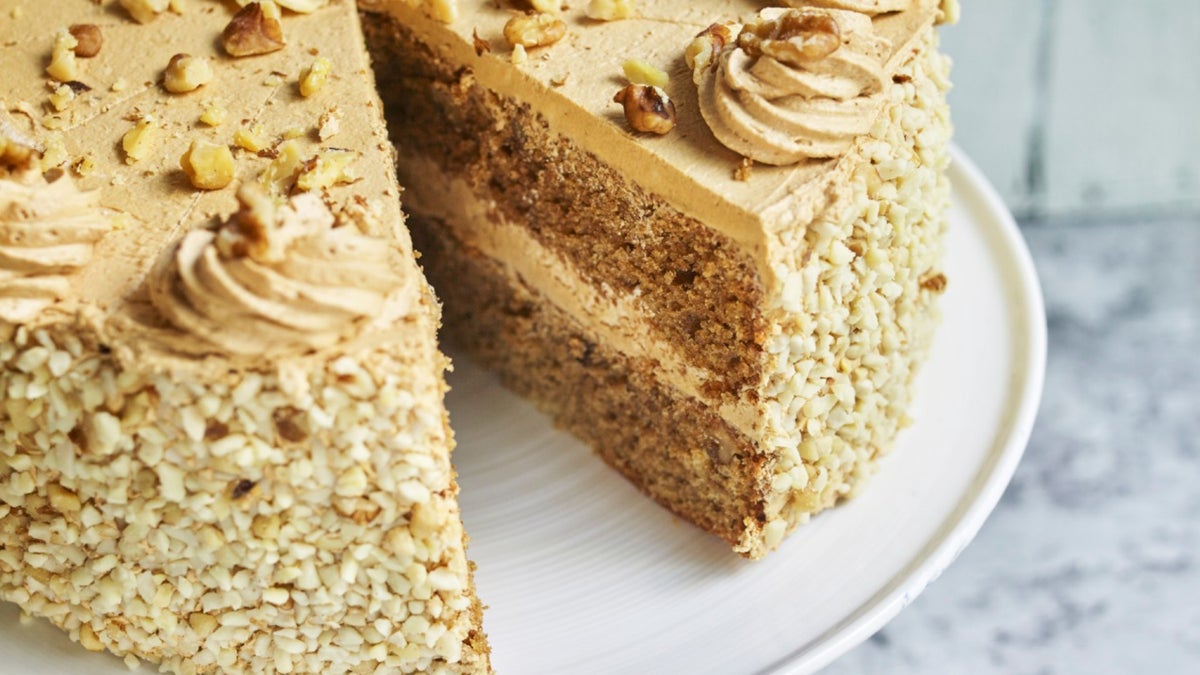 Coffee and walnut cake | Recipes | National Trust