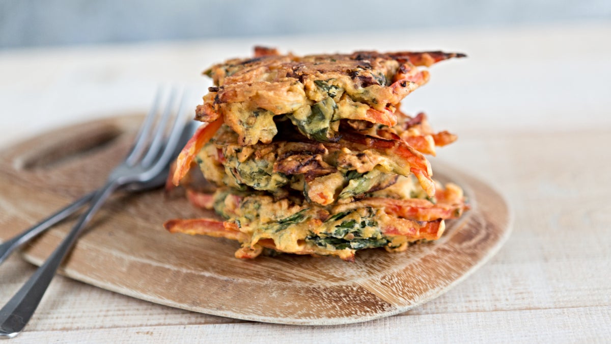Red pepper and sundried tomato fritters | National Trust