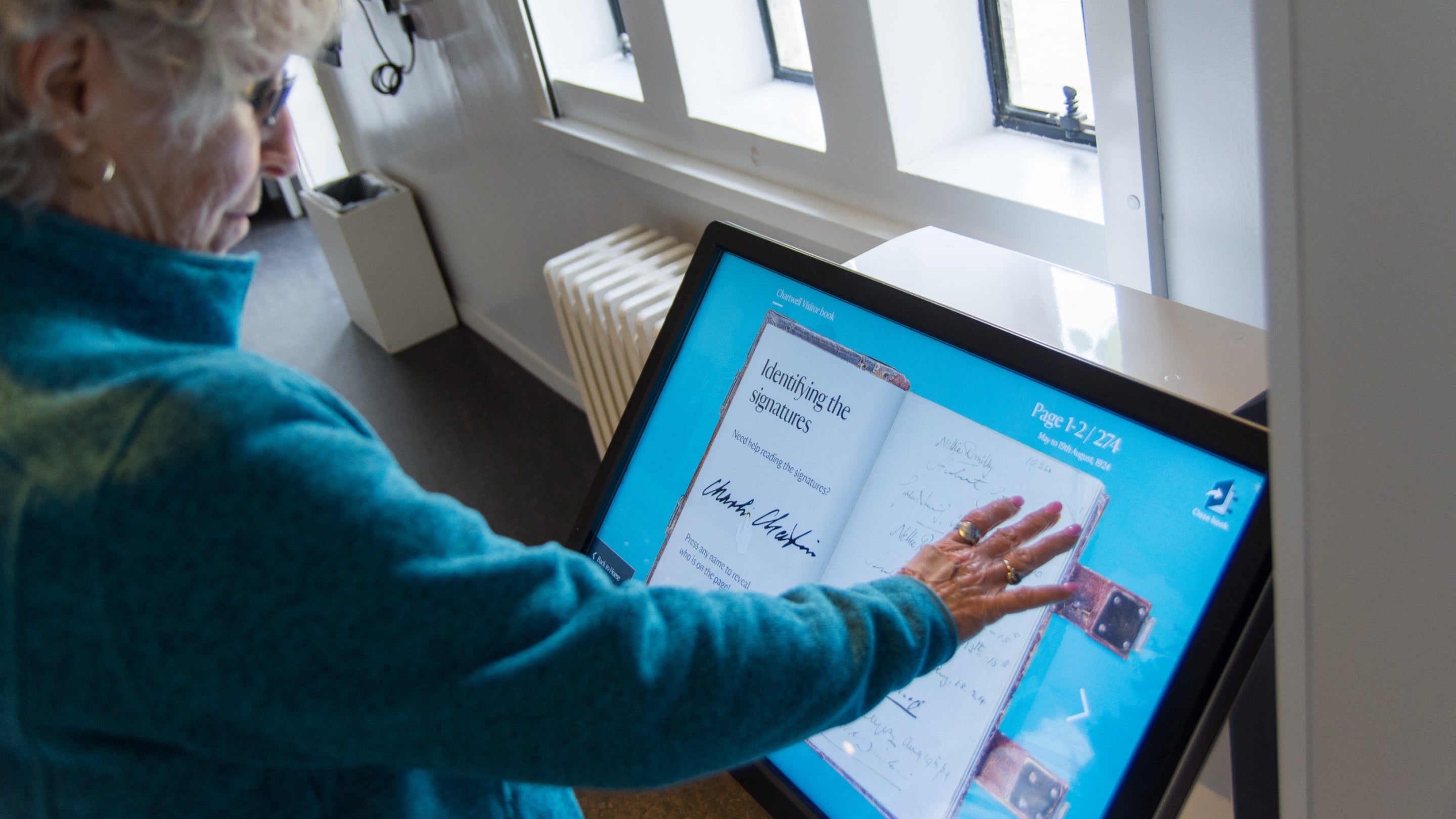The visitors book at Chartwell | Kent | National Trust