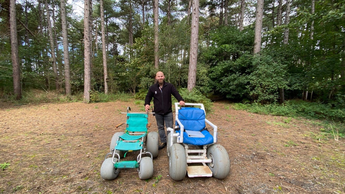 Borrow a sand wheelchair│ Liverpool | National Trust