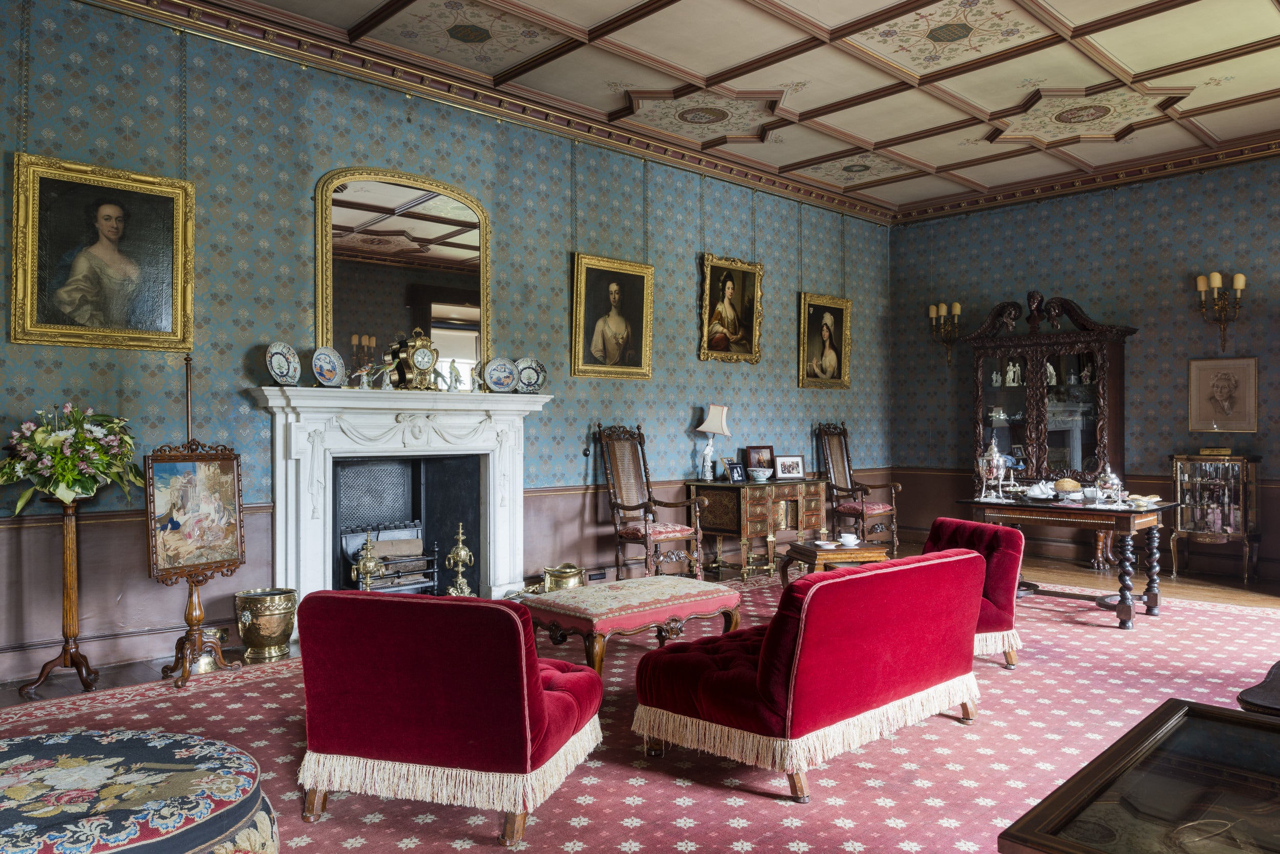 The hall at Oxburgh │ Norfolk | National Trust