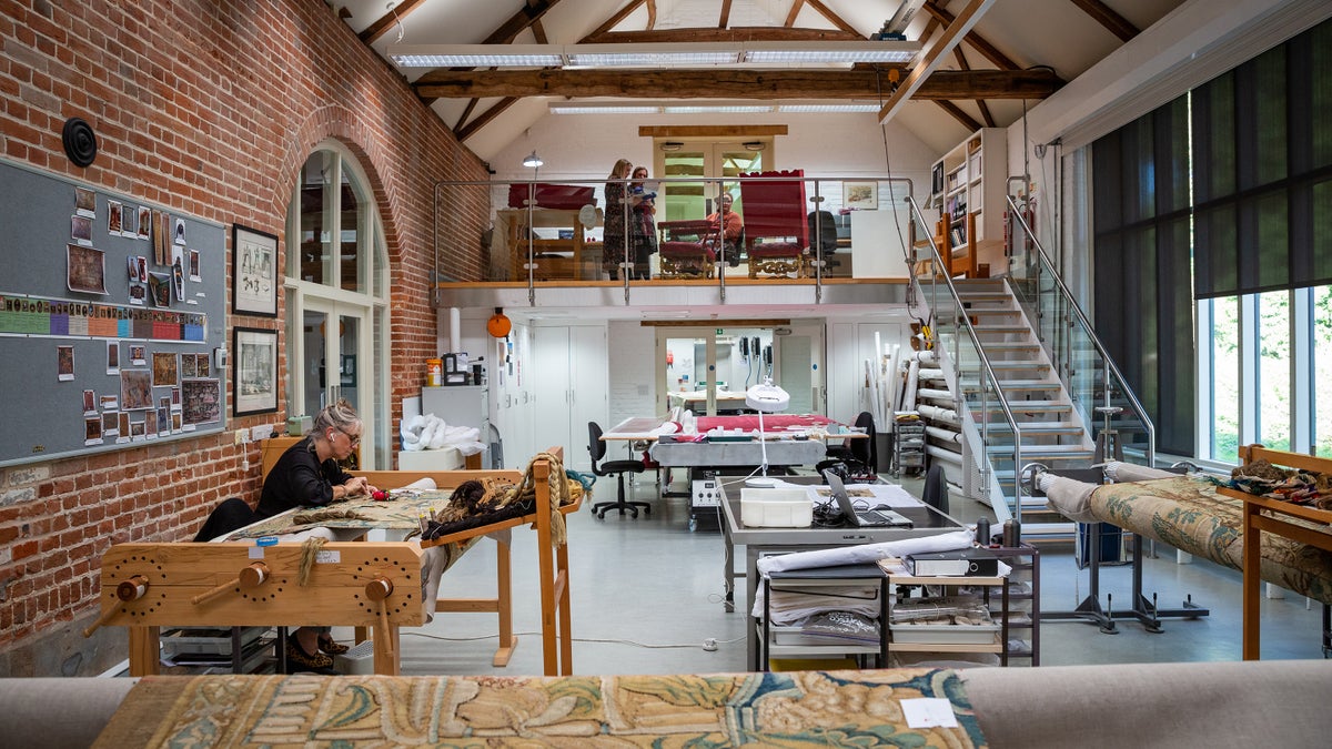 Our work at the Textile Conservation Studio | National Trust