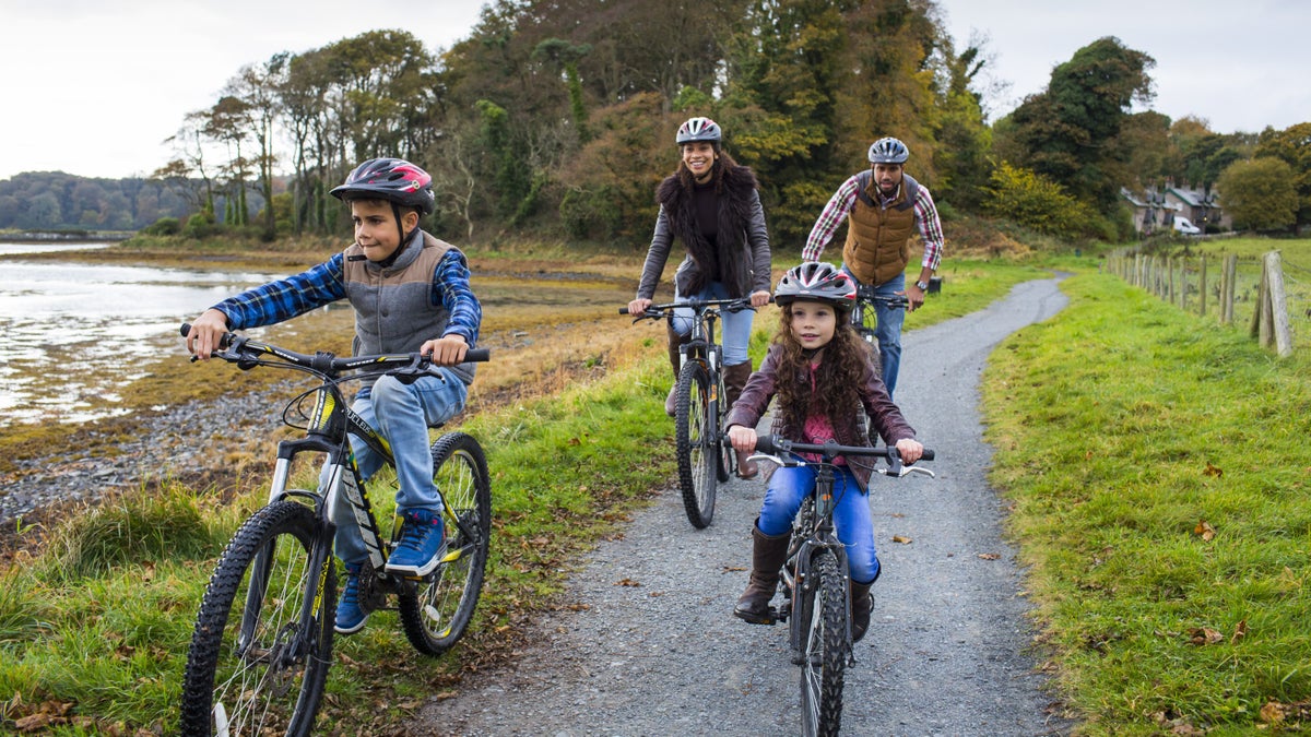 Family bike rides & cycle routes with kids | National Trust